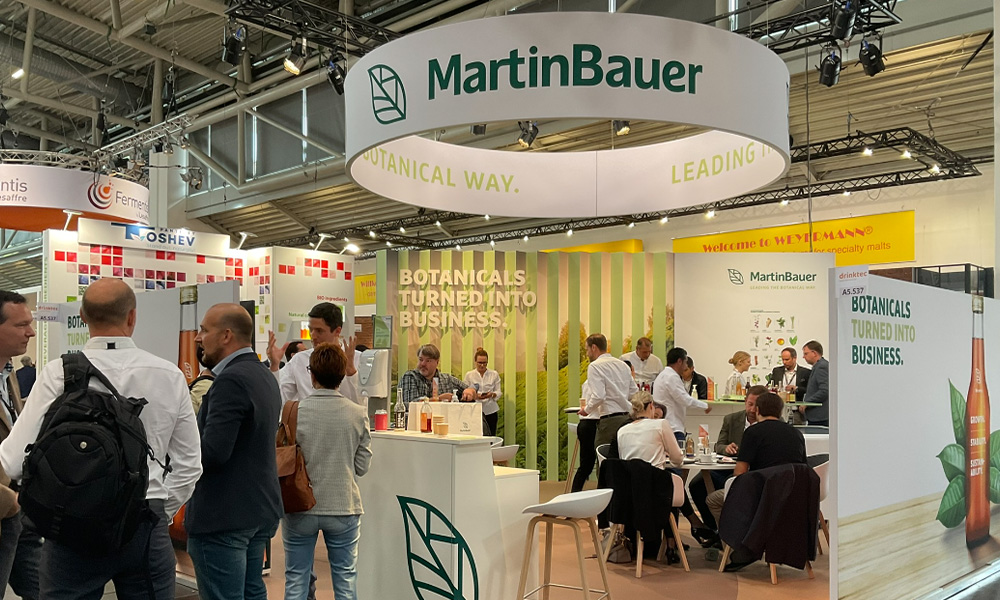 Drinktec 2022: Botanicals turned into business - MartinBauer